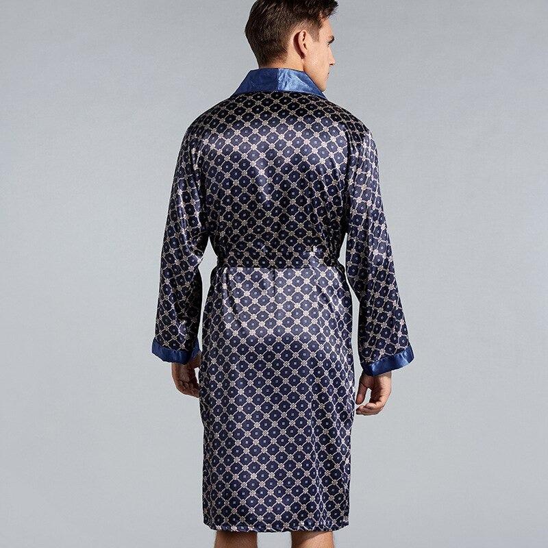 Luxury Men's Satin Bathrobe